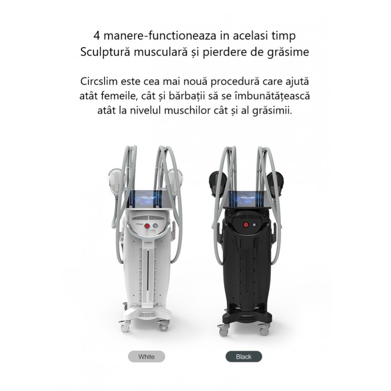 Aparat de Remodelare corporala JONTELASER, 4 aplicatoare, EMS si RF